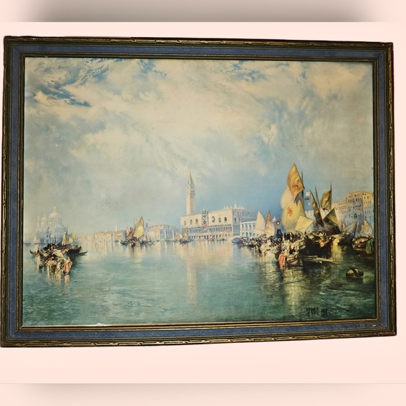 Thomas Moran | Art | Antique 912 Signed Chromolithograph By Thomas ...